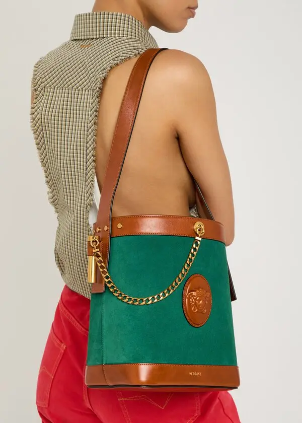 Versace Chain Bucket Bag