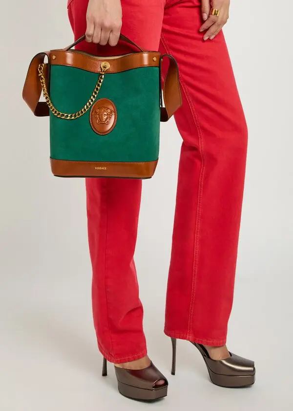 Versace Chain Bucket Bag