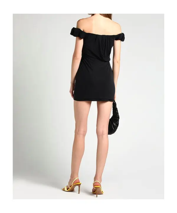 Jacquemus Off-shoulder Short Sleeve Cropped Dress