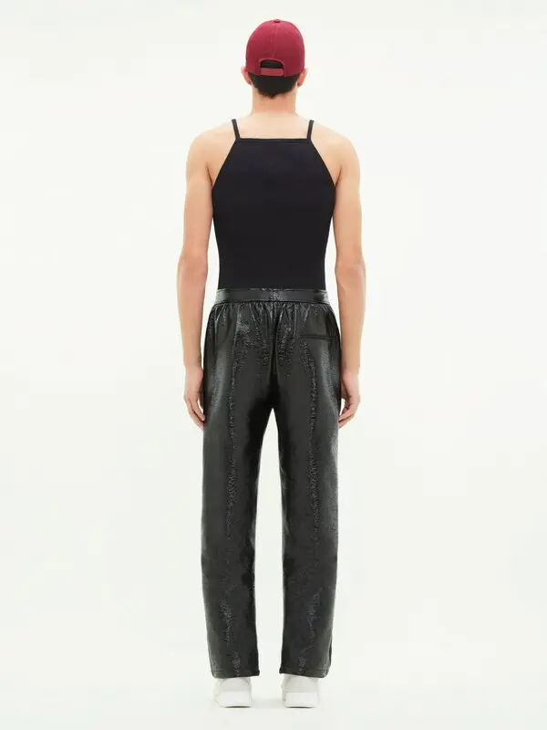 COURREGES Elastic Waist Casual Pants