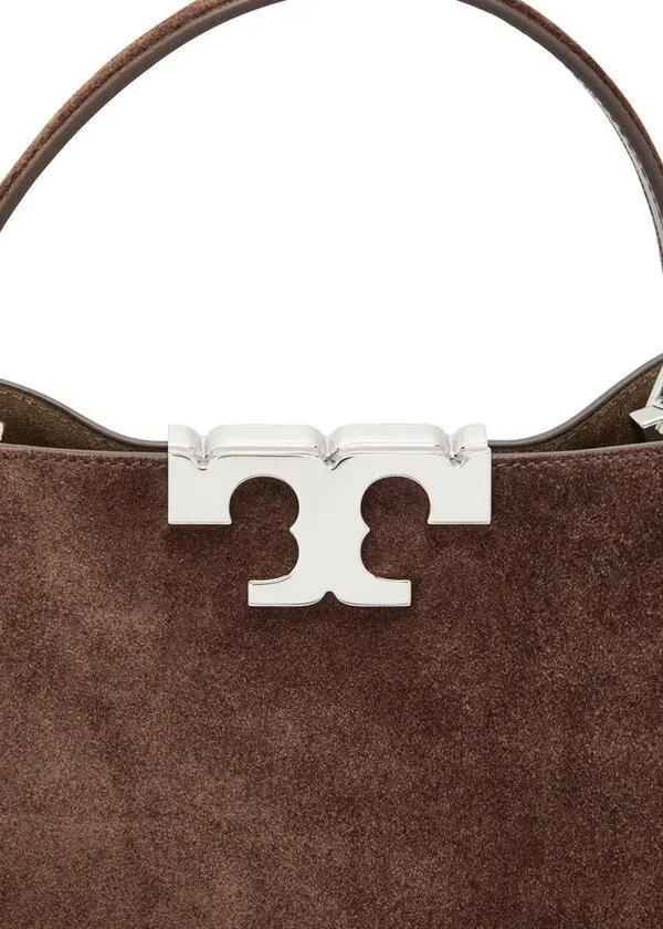 Tory Burch Eleanor T-logo Suede Top Handle Bag