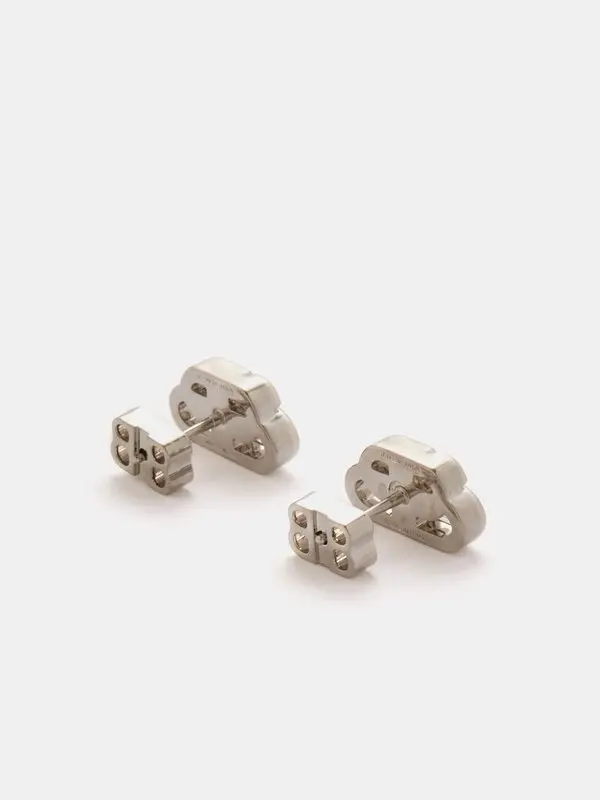 Balenciaga Logo Earrings