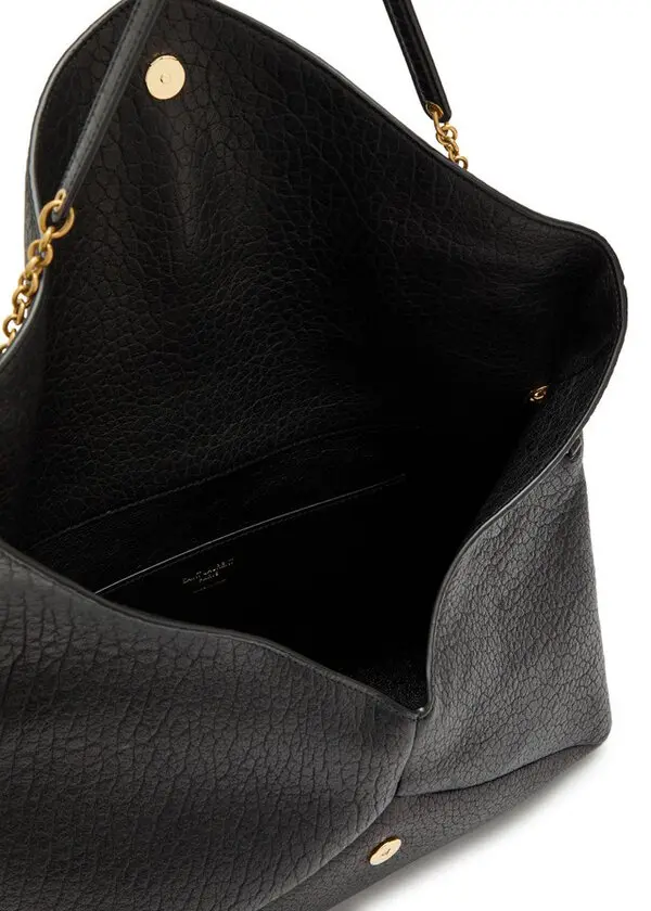 Saint Laurent Envelope Grained Leather Pouch