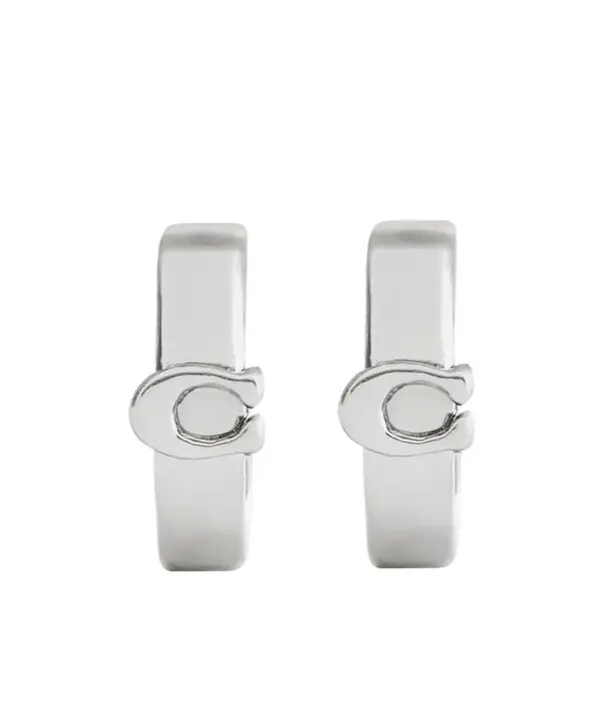 COACH Hoop Earrings - White
