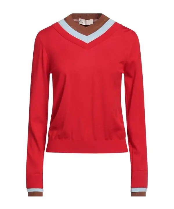 Tory Burch Multicolor Lightweight Wool Knit Sweater