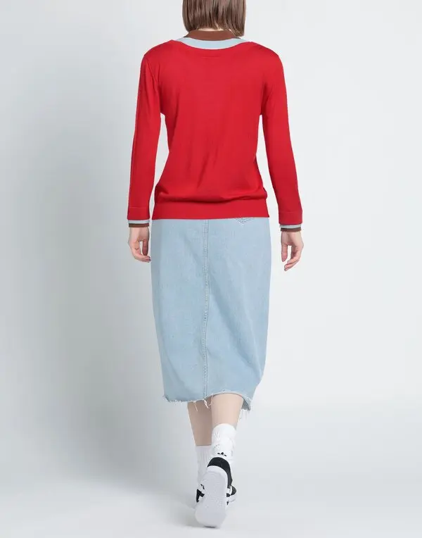 Tory Burch Multicolor Lightweight Wool Knit Sweater