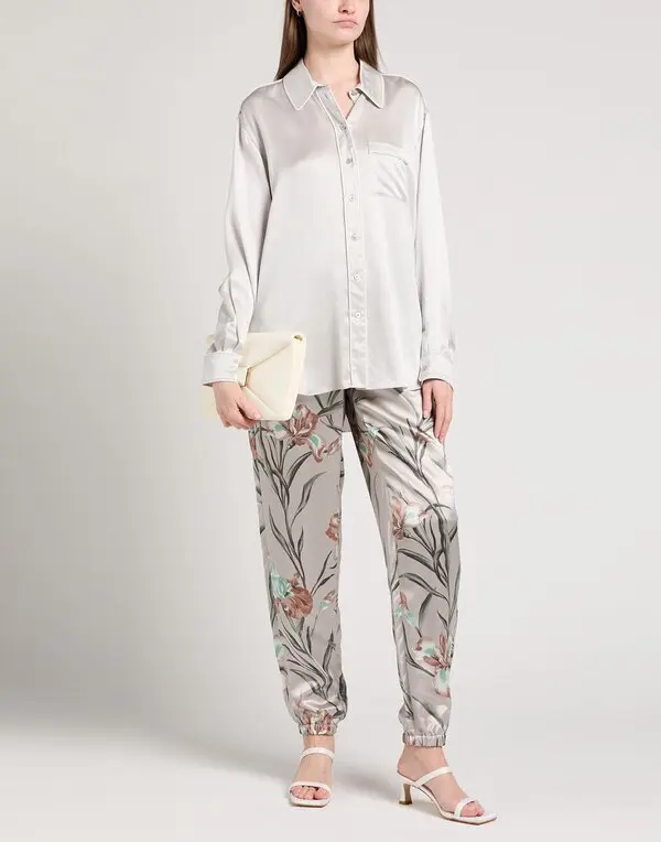 Saint Laurent Tapered Floral-print Satin Trousers