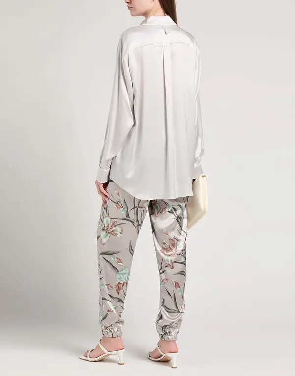Saint Laurent Tapered Floral-print Satin Trousers