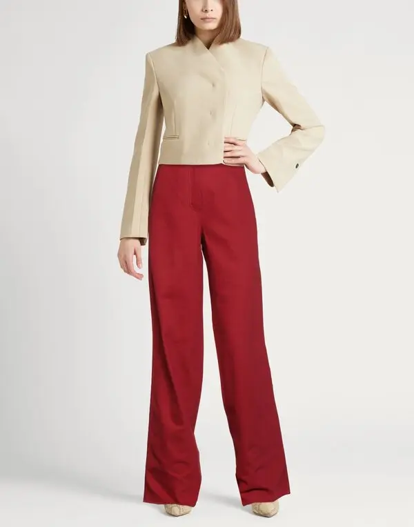 Max Mara High-waisted Wide-leg Gabardine Trousers