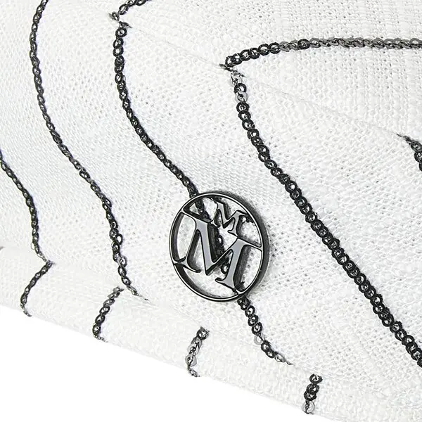 MAISON MICHEL New Billy Logo Plaque Beret