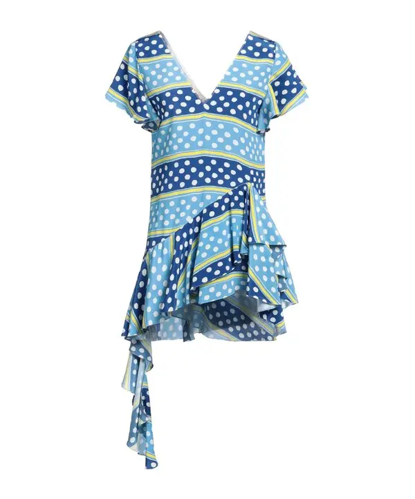 Marni Polka Dot Crepe Ruched Top