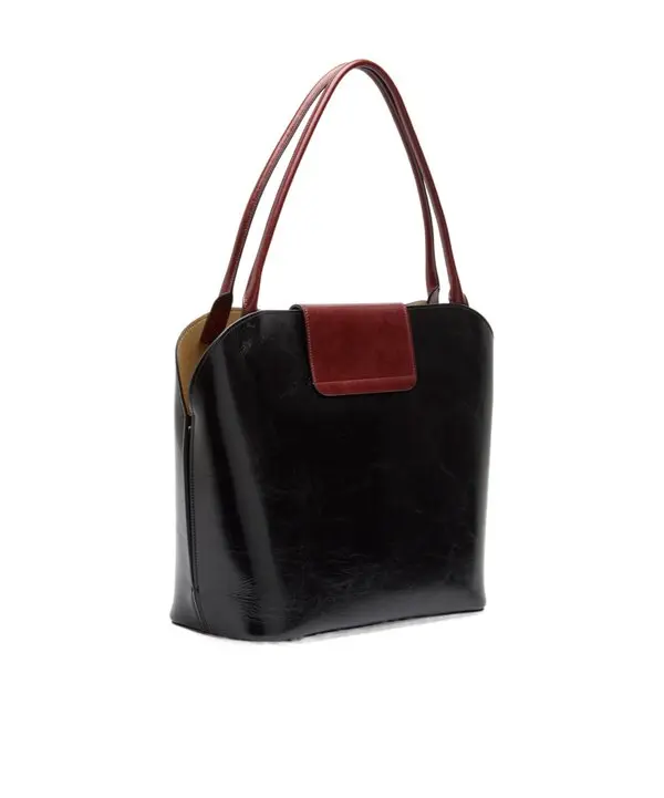 Versace Large Leather Tote Bag