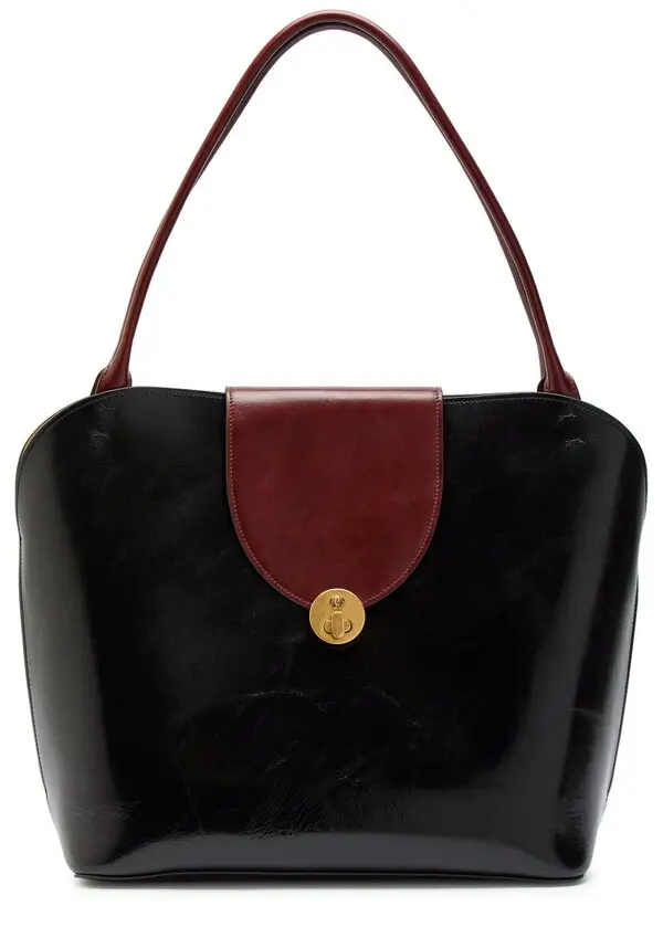 Versace Large Leather Tote Bag