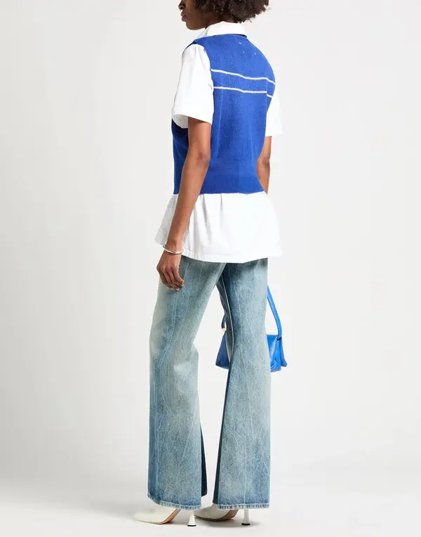 MAISON MARGIELA Sleeveless Wool V-neck Knit Sweater