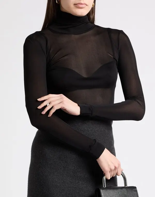 MAISON MARGIELA Solid Color Turtleneck Sweater
