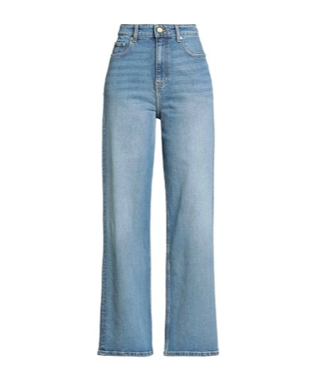 GANNI Wide Leg Jeans - Blue