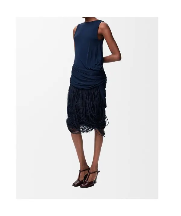 Loewe Embellished Dress In Viscose