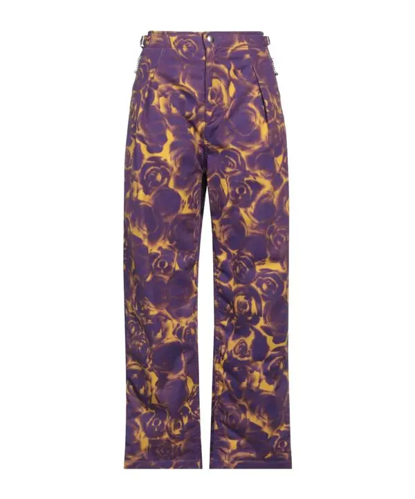 Burberry Floral Print Straight-leg Trousers