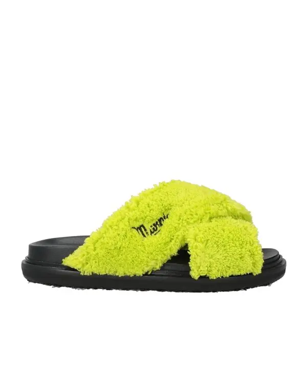 Marni Round Toe Sandals - Yellow