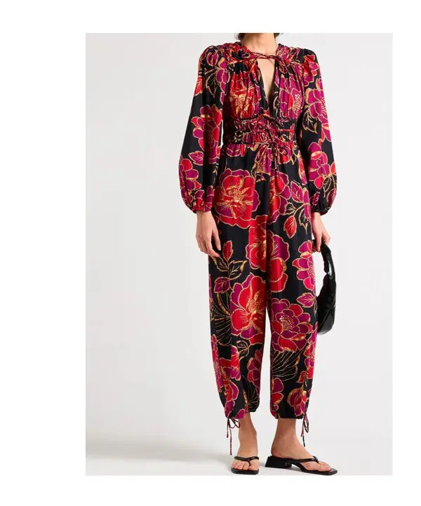 Farm Rio Floral Jumpsuit