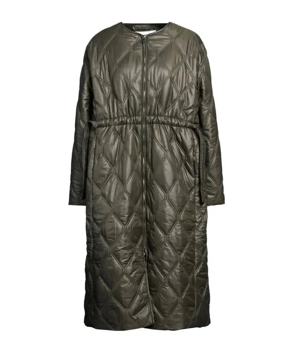 GANNI Quilted Shell Coat