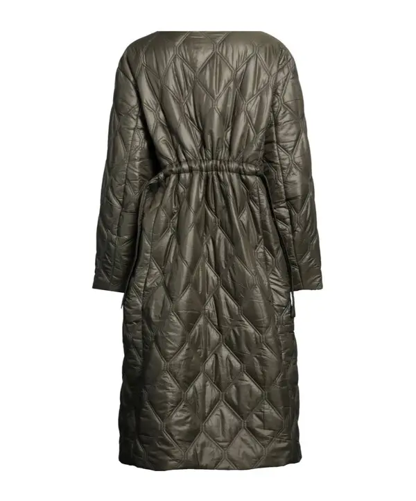 GANNI Quilted Shell Coat