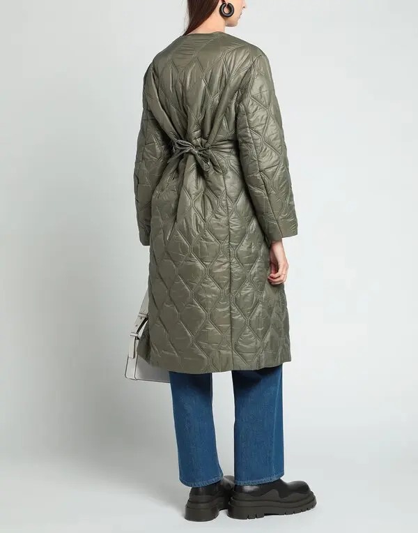 GANNI Quilted Shell Coat