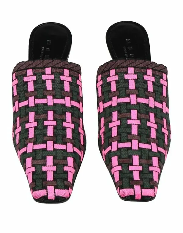 Marni Geometric-print Heeled Mules
