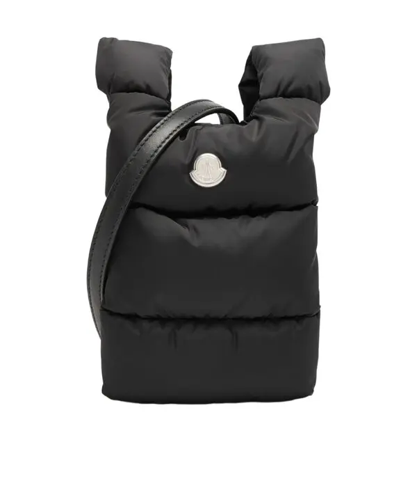 Moncler Quilted Shell Cross-body Bag - Black