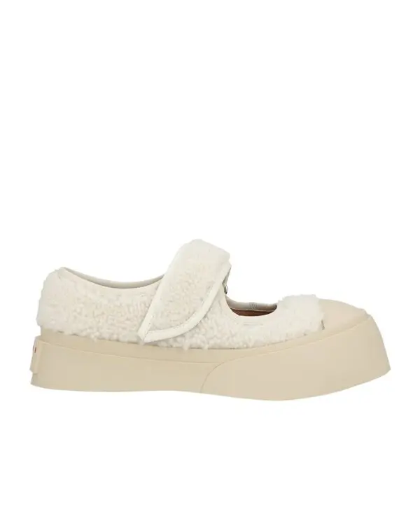 Marni Sporty Ballet Flats - Nude