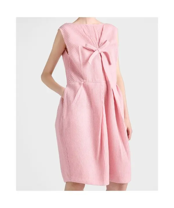 Prada Wool Knit Dress With Bow