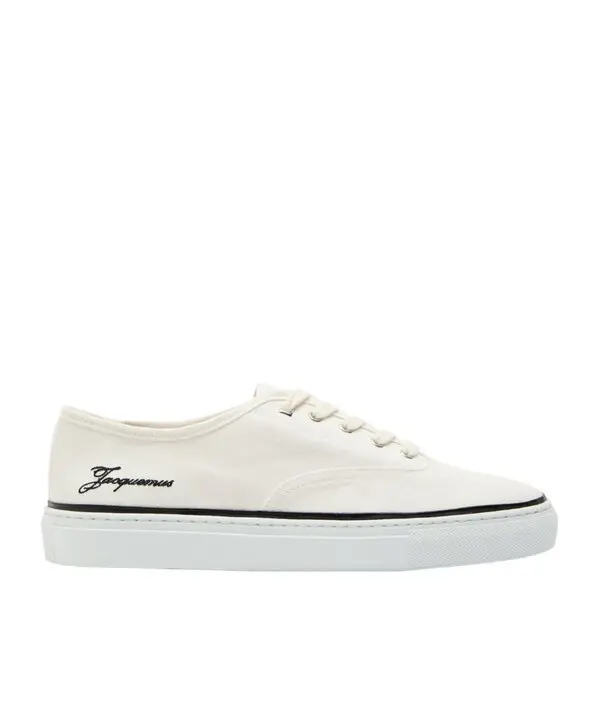 Jacquemus Les Fefe Logo-embroidered Canvas Sneakers