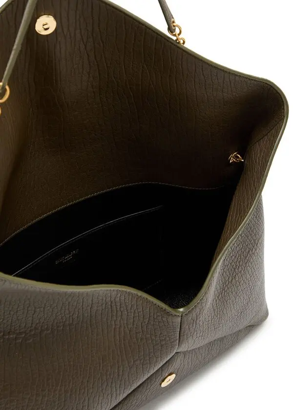 Saint Laurent Envelope Grained Leather Pouch