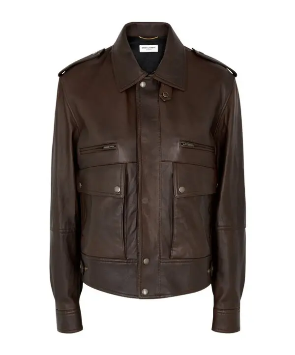 Saint Laurent Leather Jacket