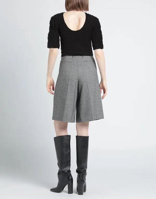 GANNI Textured Cropped Top With Short Sleeves