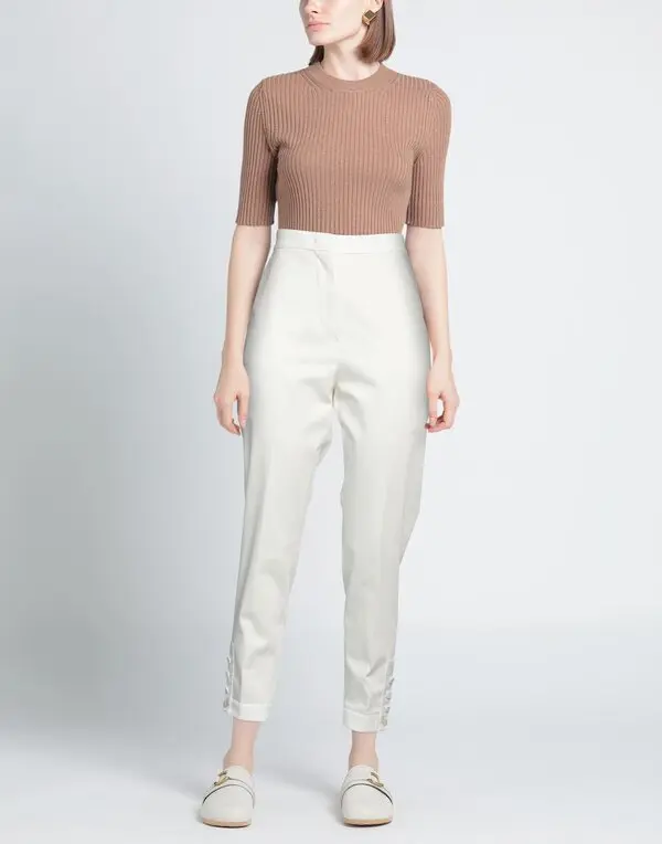 Max Mara Solid Color Stretch Pants