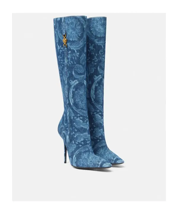 Versace Barocco Medusa '95 Knee-high Boots