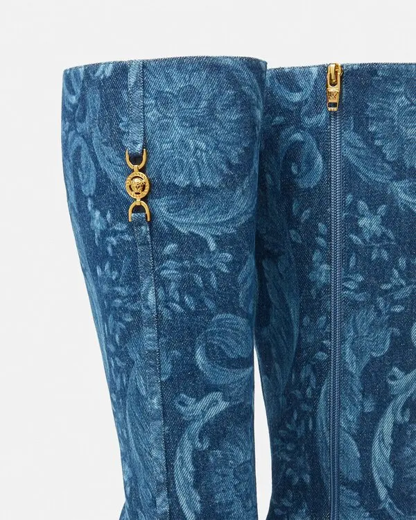 Versace Barocco Medusa '95 Knee-high Boots