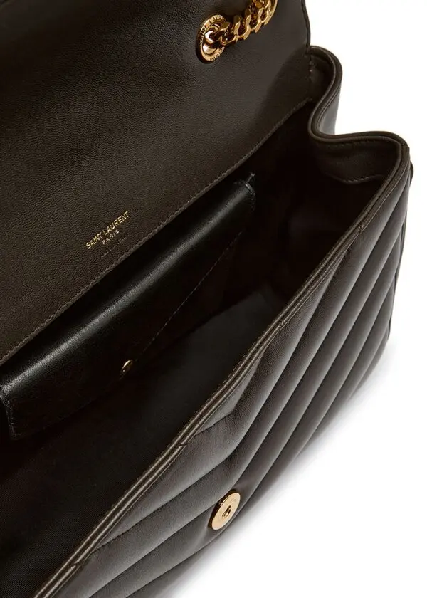 Saint Laurent Loulou Medium Quilted Leather Shoulder Bag