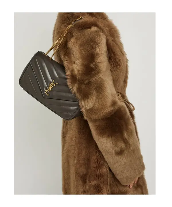 Saint Laurent Loulou Medium Quilted Leather Shoulder Bag