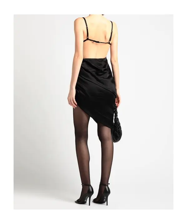 Jacquemus Asymmetrical Ruched Mini Dress