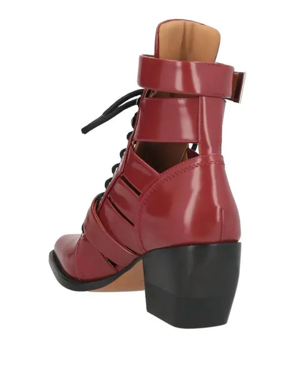 Chloé Smooth Leather Ankle Boots