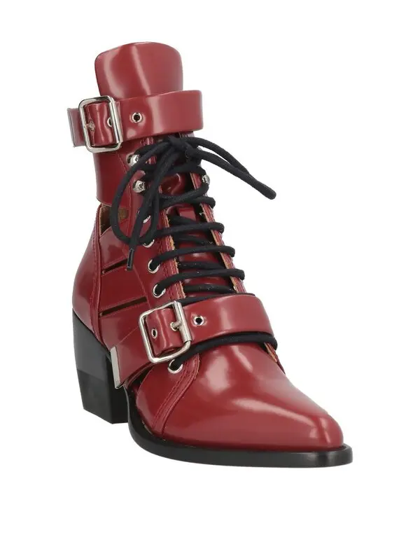 Chloé Smooth Leather Ankle Boots