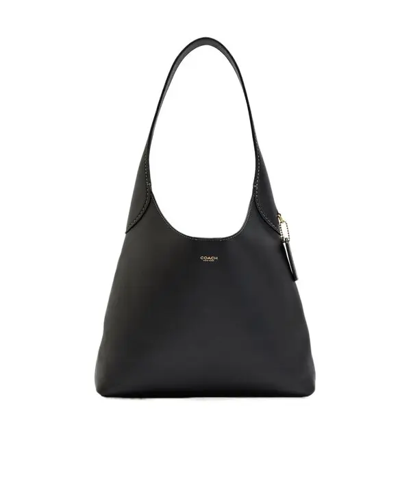 COACH Brooklyn 28 Leather Shoulder Bag - Black