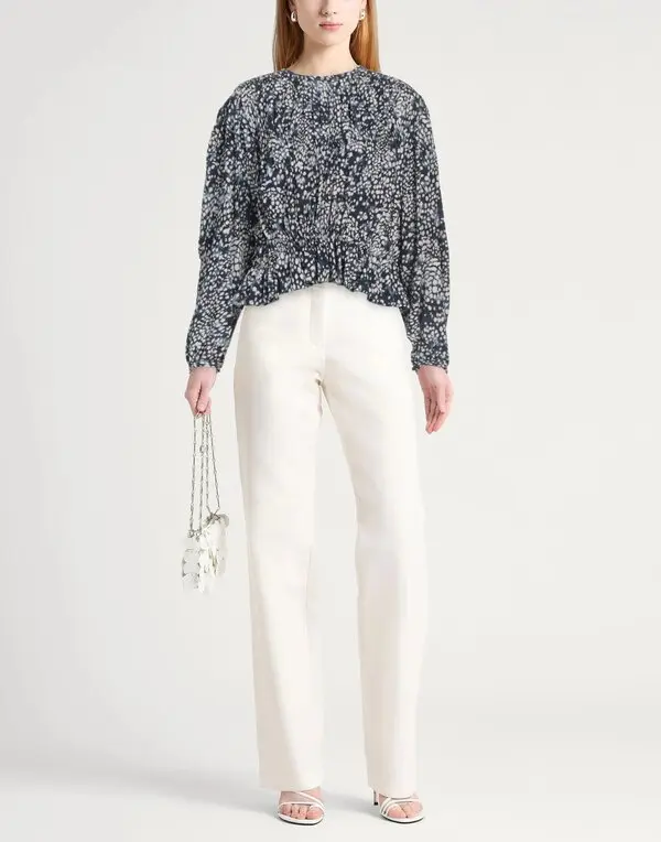 Isabel Marant Étoile Multicolor Ruffled Long Sleeve Top
