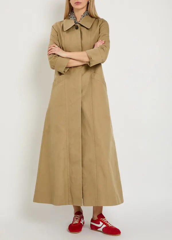 Dries Van Noten Cotton Trench Coat