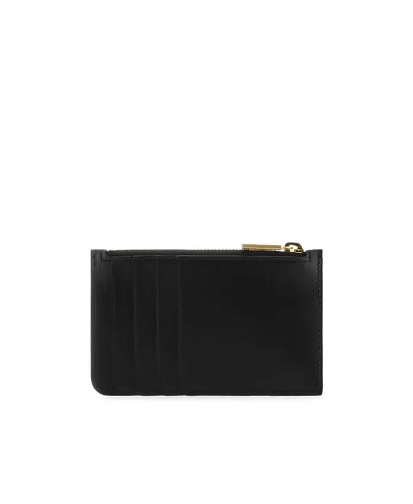TOD'S Logo Plaque Leather Wallet