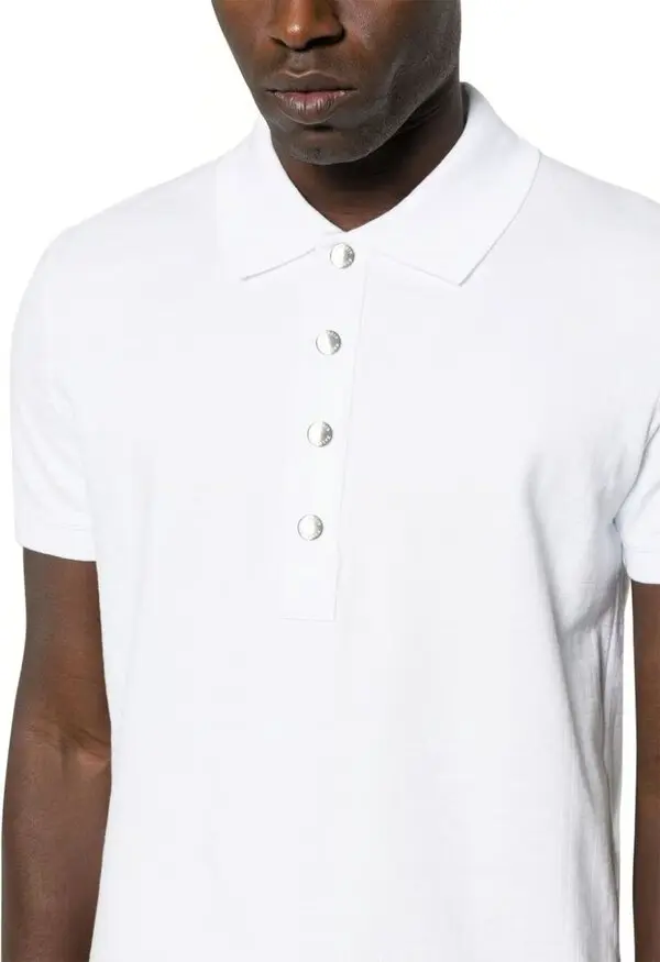 Balmain Monogram-patterned Polo Shirt