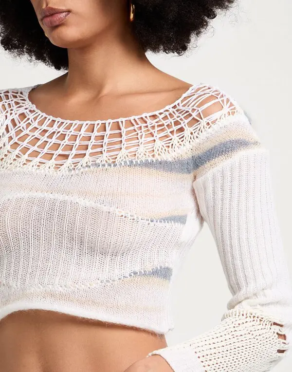 Marni Cropped Knitted Top