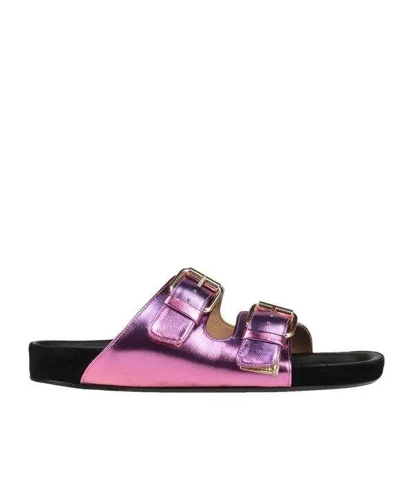 Isabel Marant Étoile Metallic Technical Sandals With Buckles - Multicolor